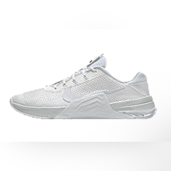 Nike | Shoes | Custom All White Nike Metcom | Poshmark